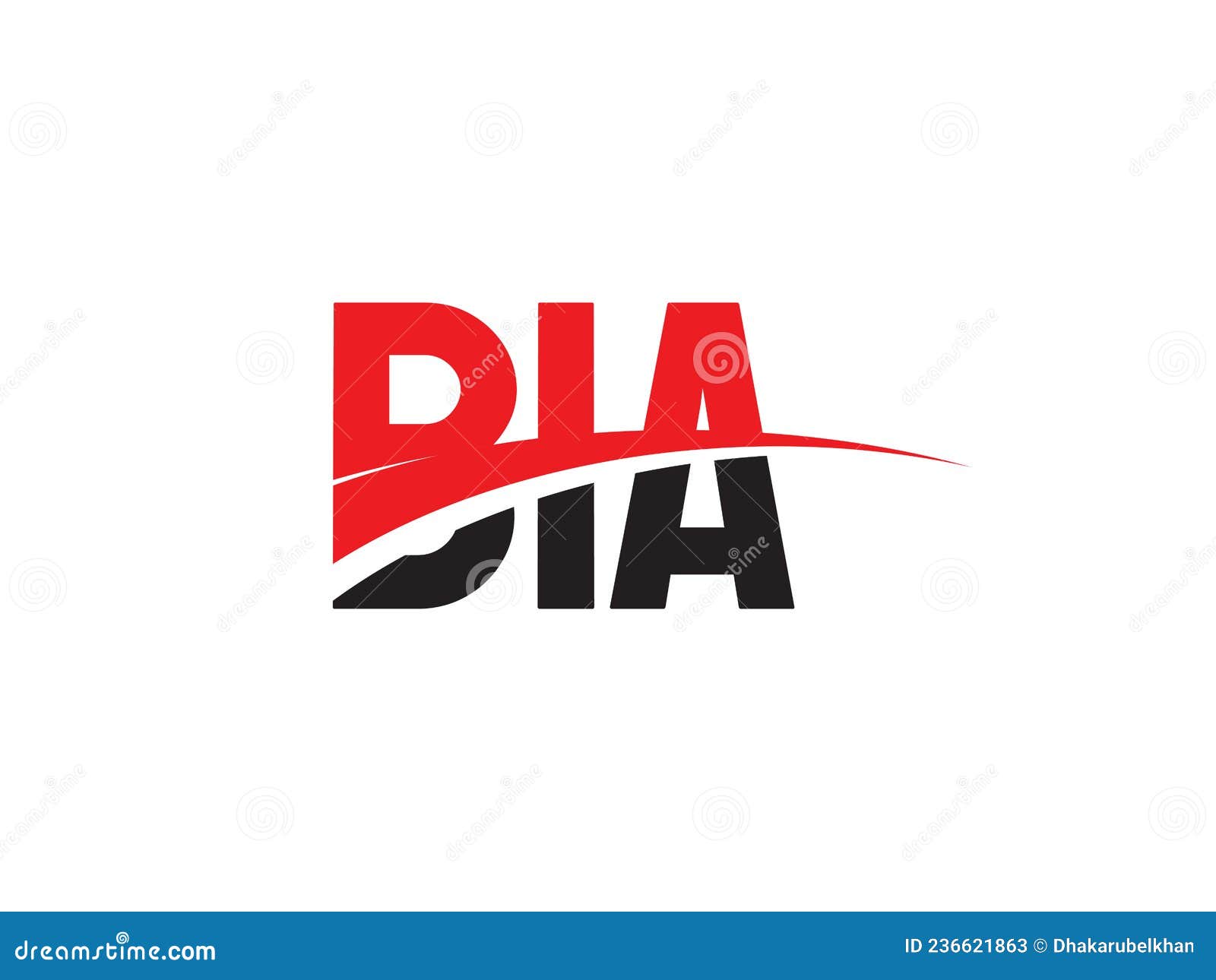 BIA Letter Initial Logo Design Vector Illustration Stock Vector ...