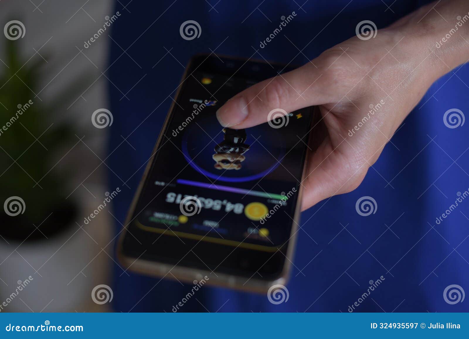 Bialystok, Poland. July 04 2024: Hamster Kombat Telegram Bot on IPhone ...