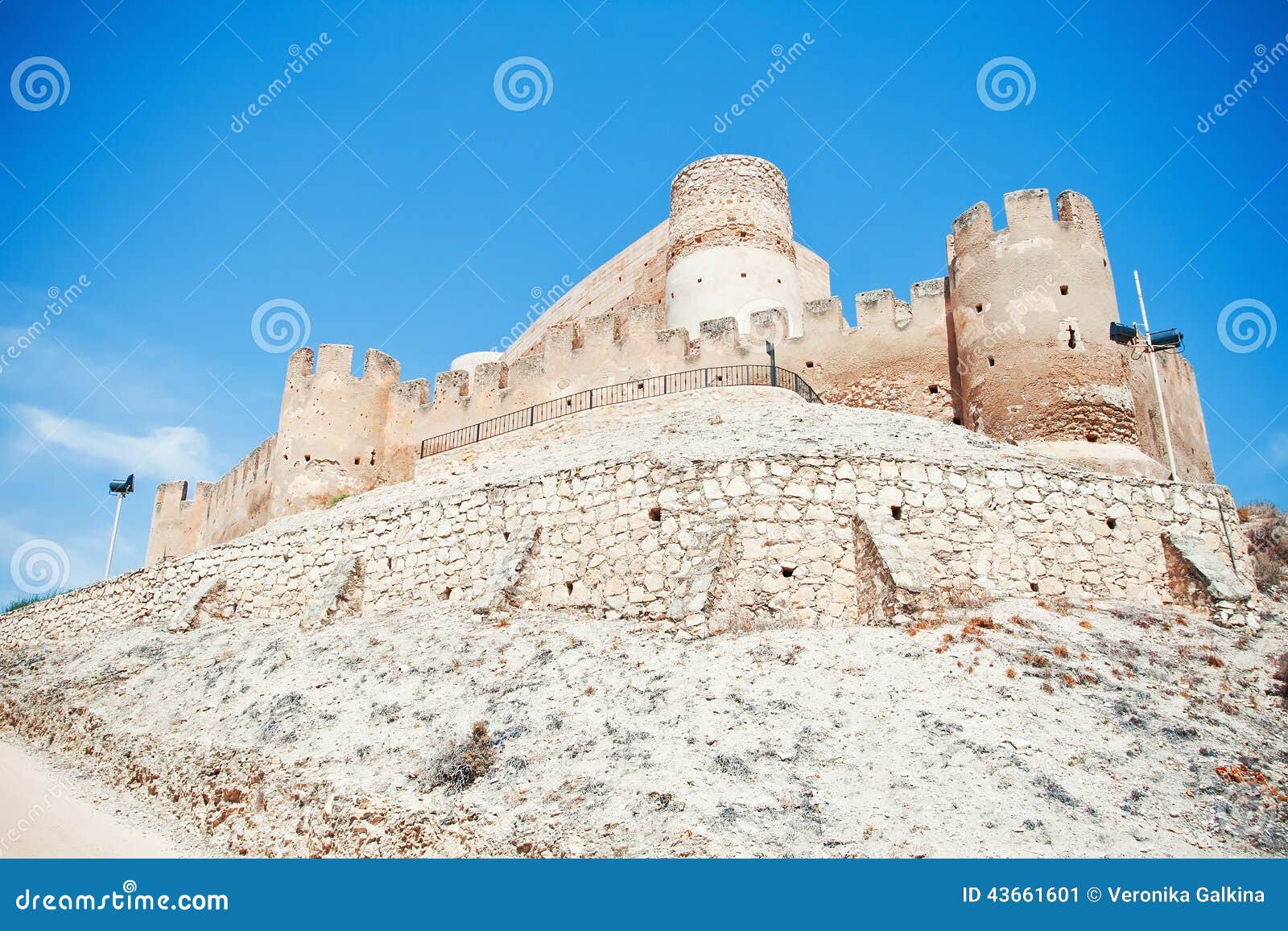 Biar castle stock image. Image of blue, feudalism, protection - 43661601