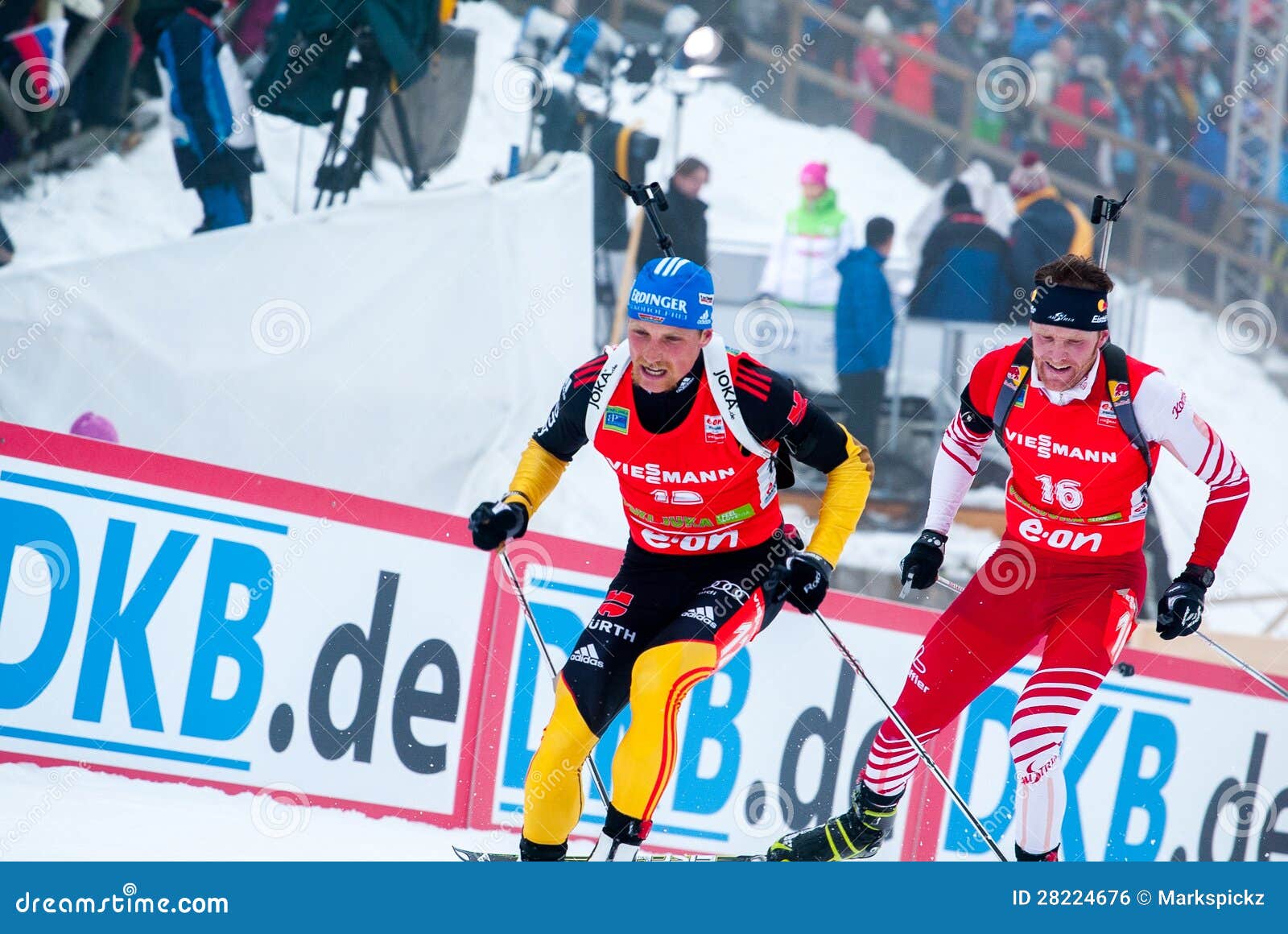 Biathlon editorial photo. Image of simon, biathlete, start - 28224676