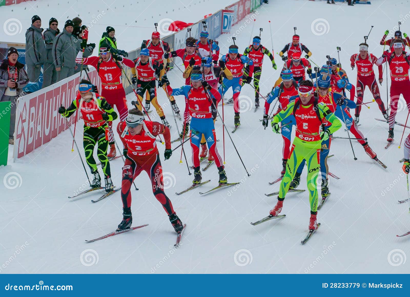 Biathlon editorial stock image. Image of sports, slovenia - 28233779