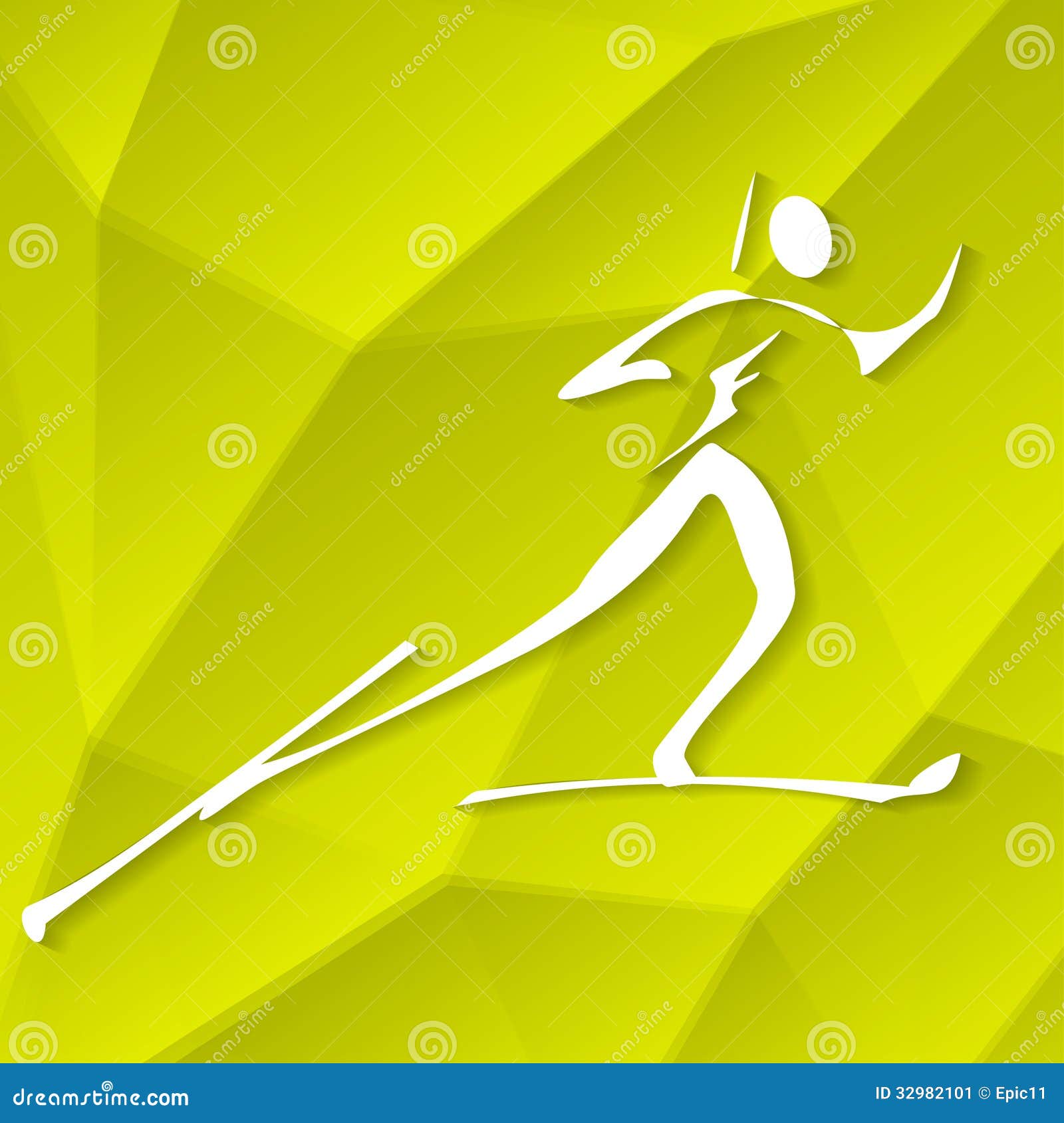 Biathlon Icon stock vector. Illustration of symbol, olympic - 32982101