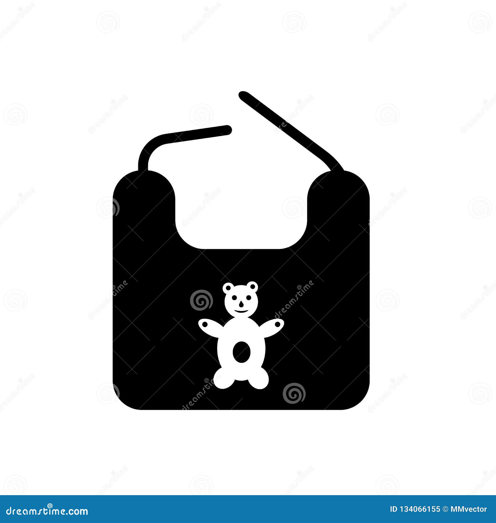 Bib Icon Vector Sign And Symbol Isolated On White Background, Bib Logo ...