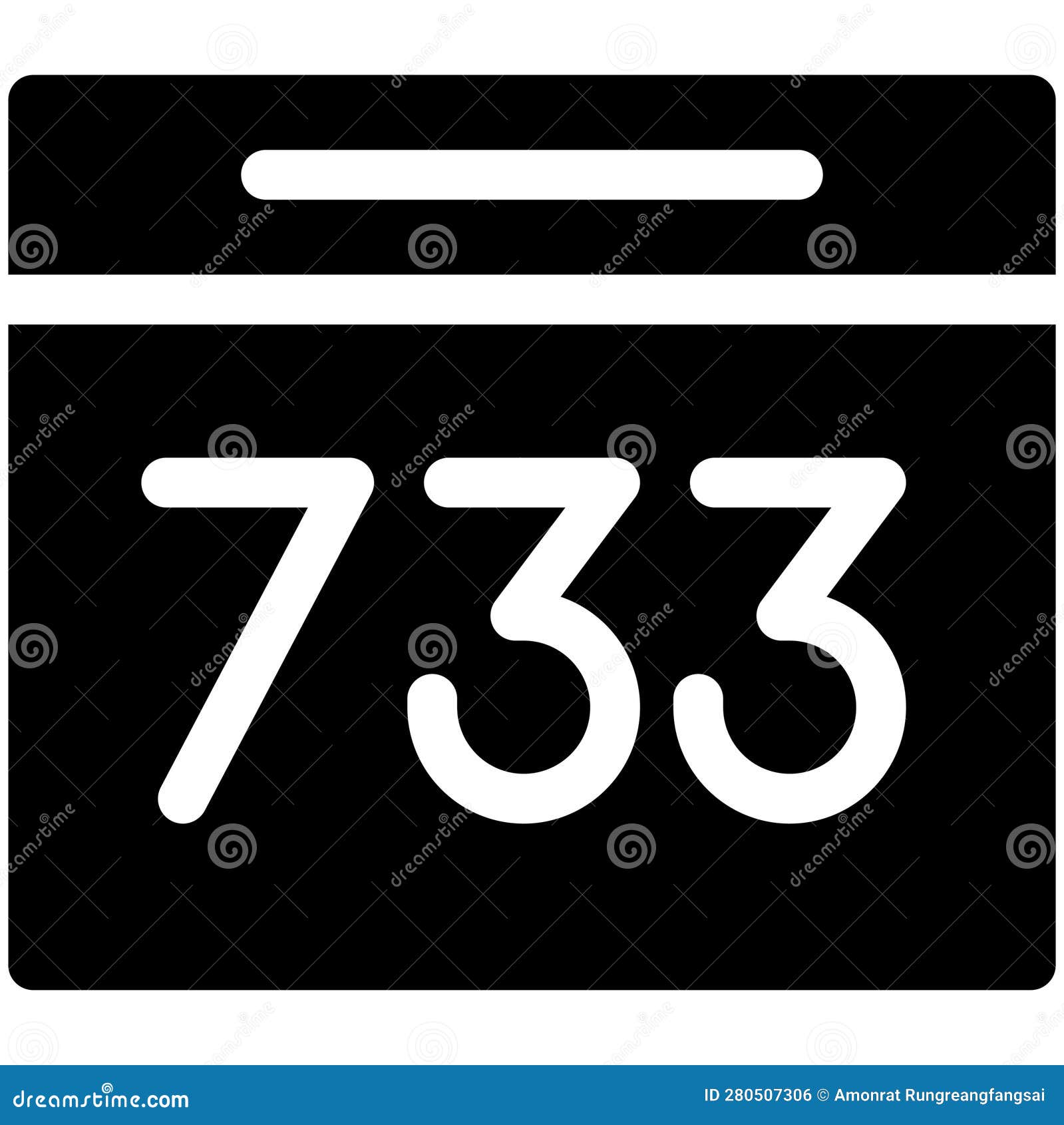 Bib with Number Icon, Marathon Related Vector Stock Vector ...