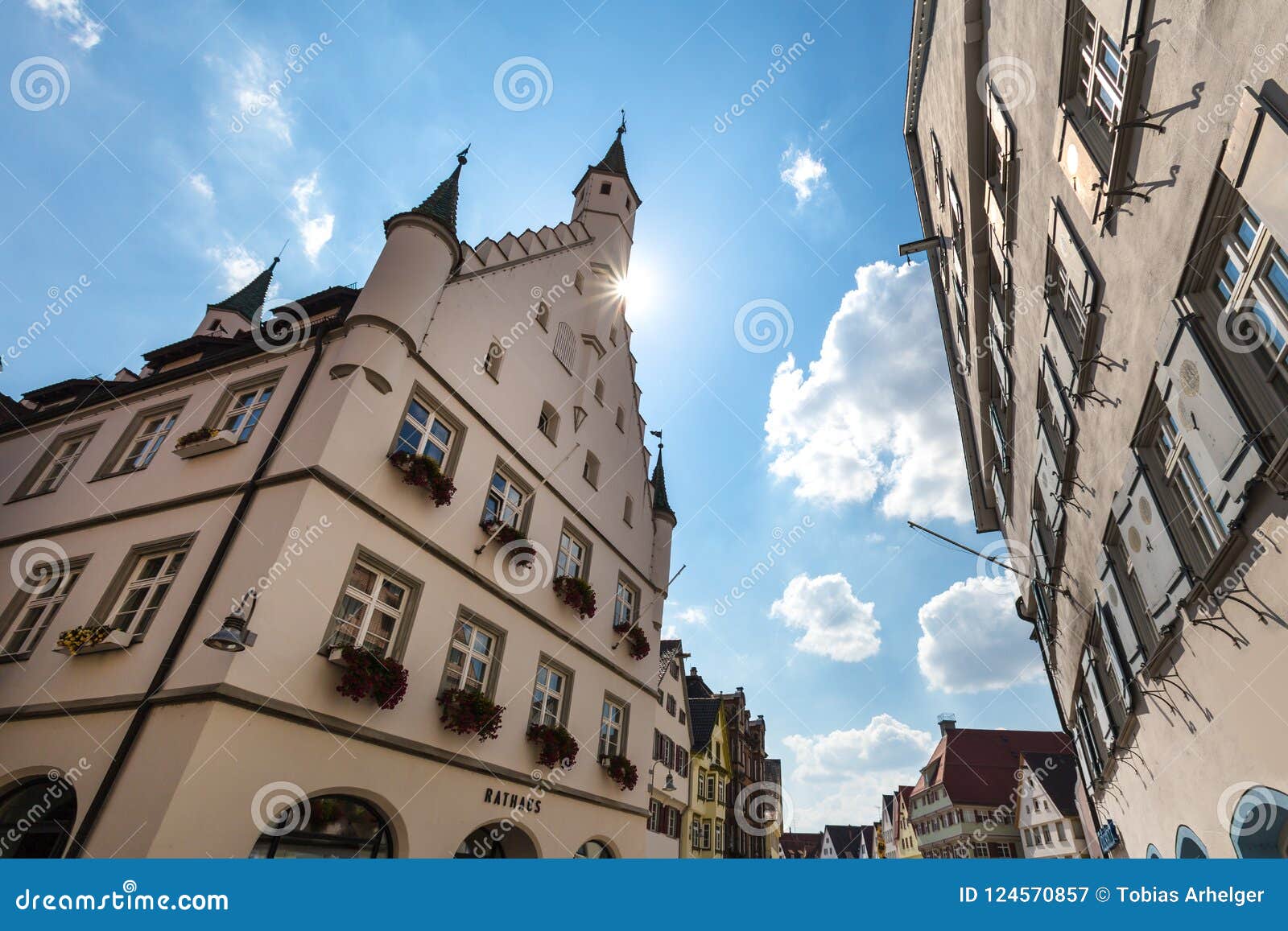 Biberach an Der Riss Historic Town Germany Stock Image - Image of ...