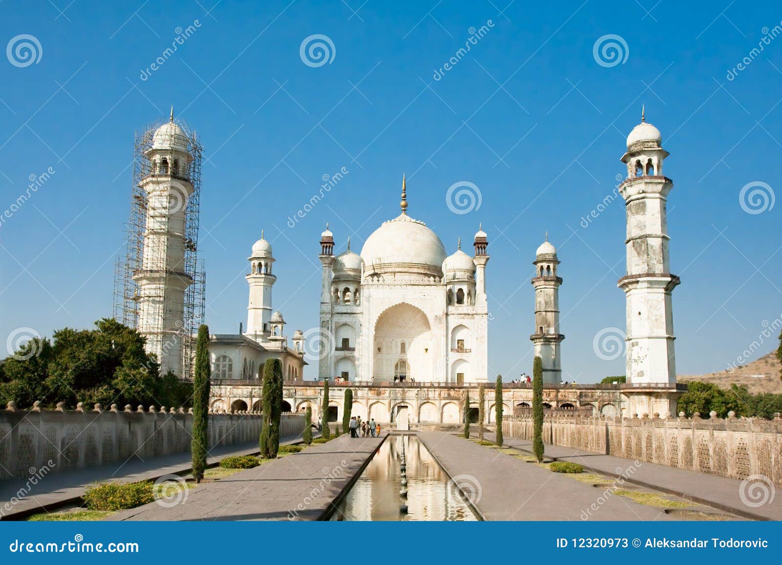 Bibi-ka-Maqbara, Poor S Man Taj Mahal Stock Image - Image of mumtaz ...