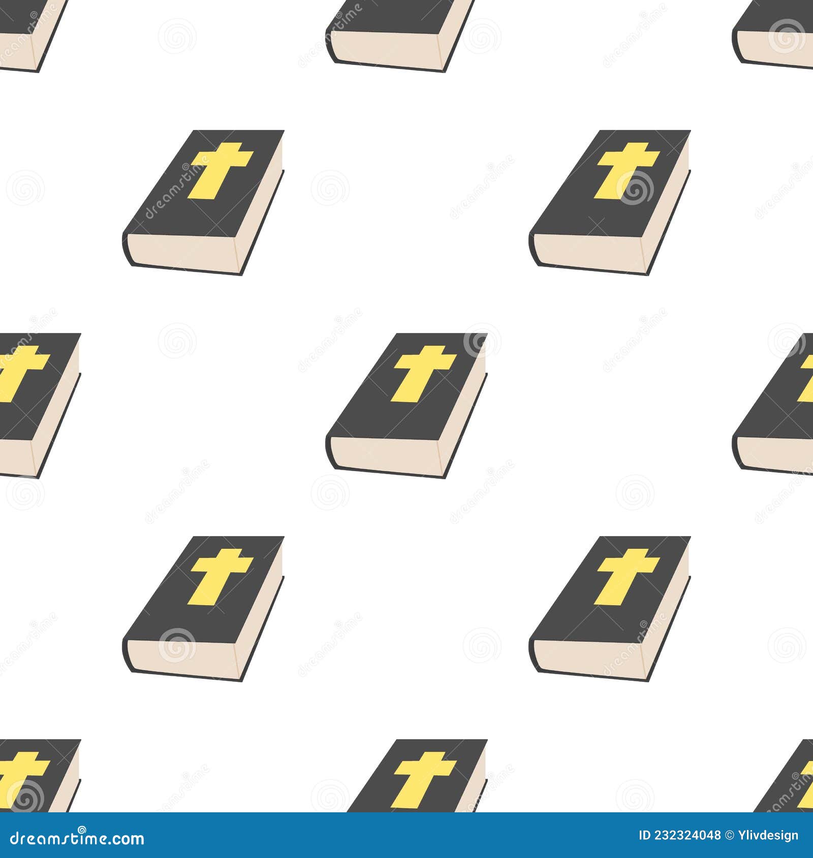 Bible Book Pattern Seamless Vector Stock Vector - Illustration of book ...