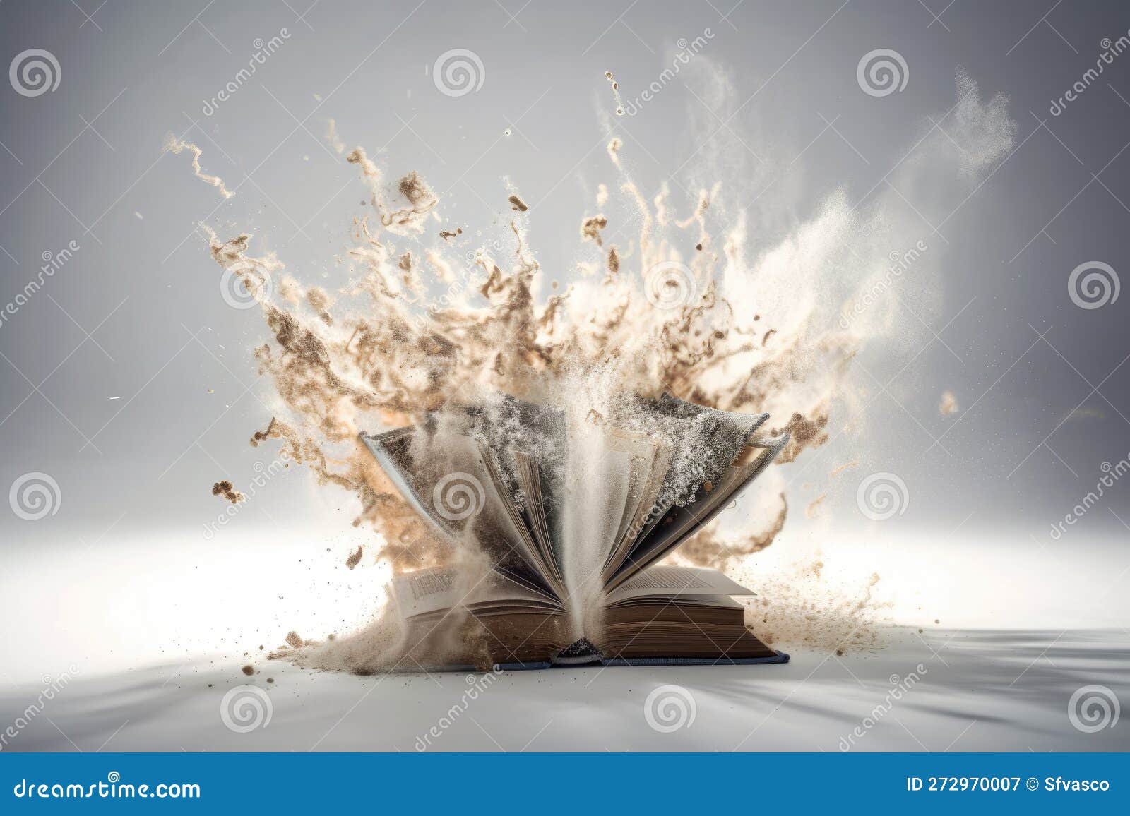 A Bible Book Showing the Origin of Life Exploding with Water and ...