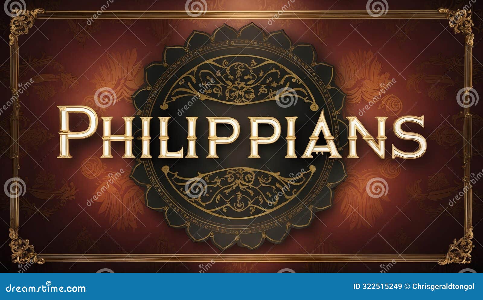 Bible Chapter Poster in a Victorian Ai Generated Stock Illustration ...