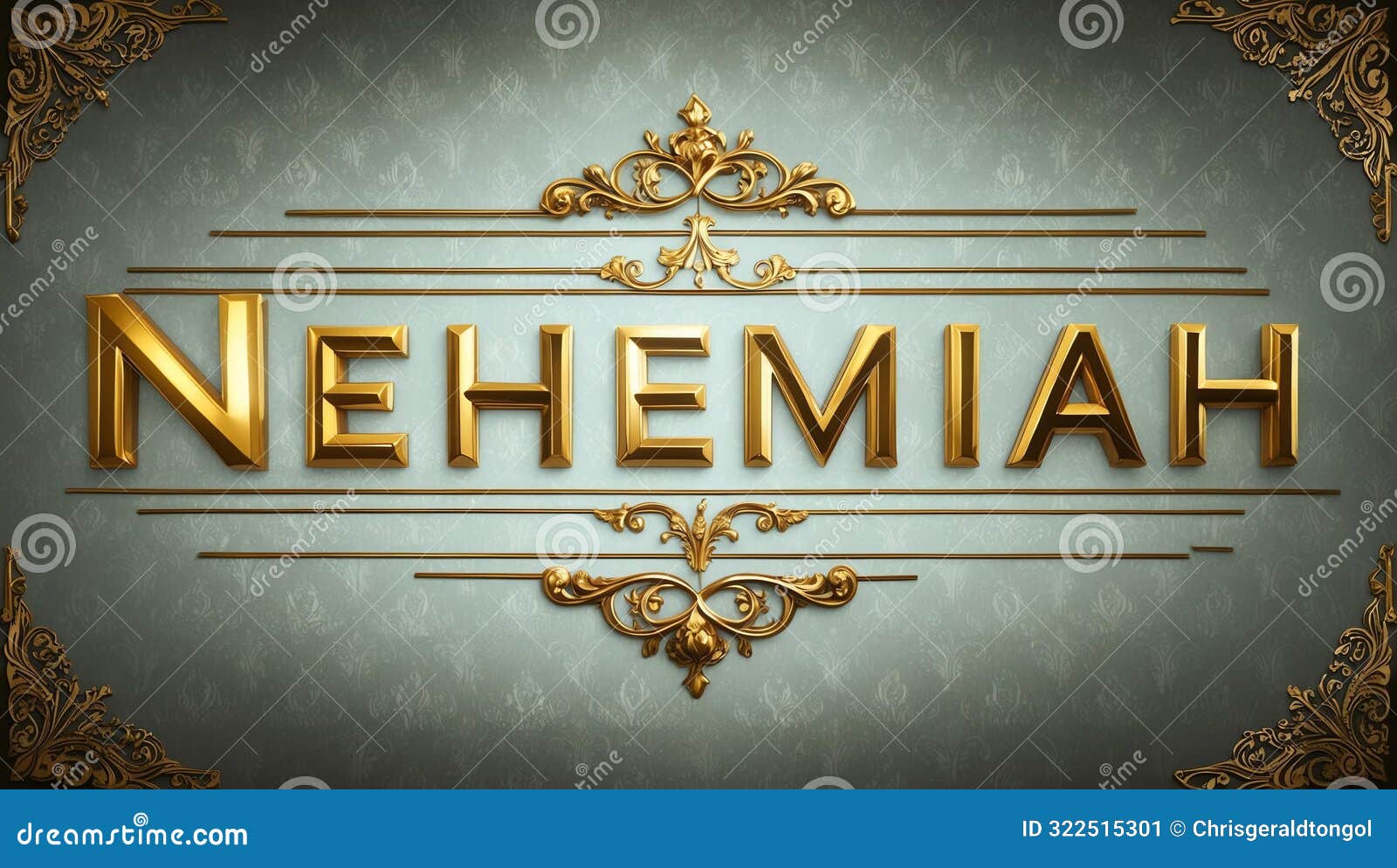 Bible Chapter Poster in a Victorian Ai Generated Stock Illustration ...