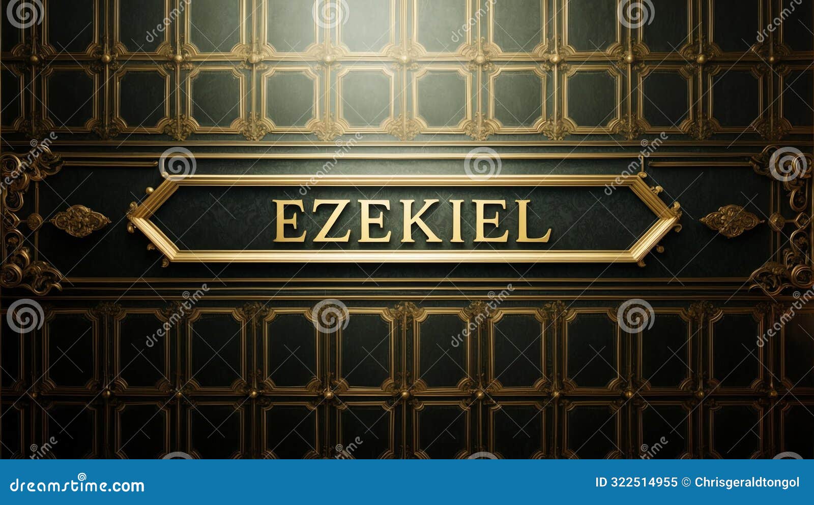 Bible Chapter Poster In A Victorian Ai Generated Royalty-Free Stock ...