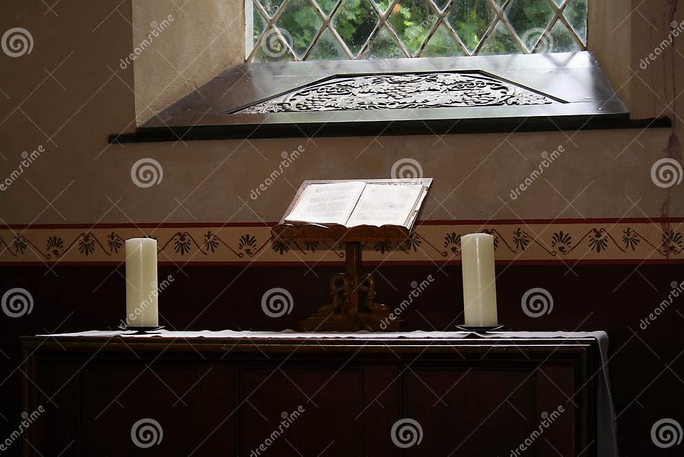 Bible in Church stock photo. Image of prayer, worship - 12432450