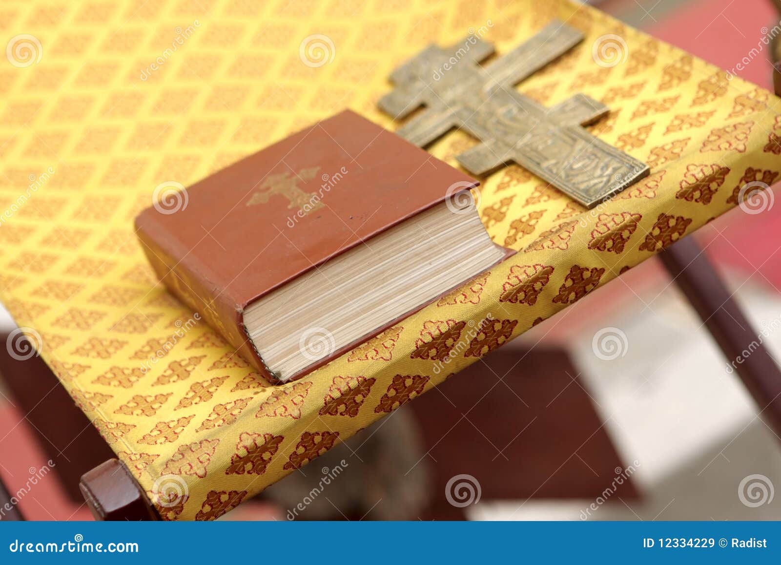 Bible and cross stock image. Image of place, religon - 12334229