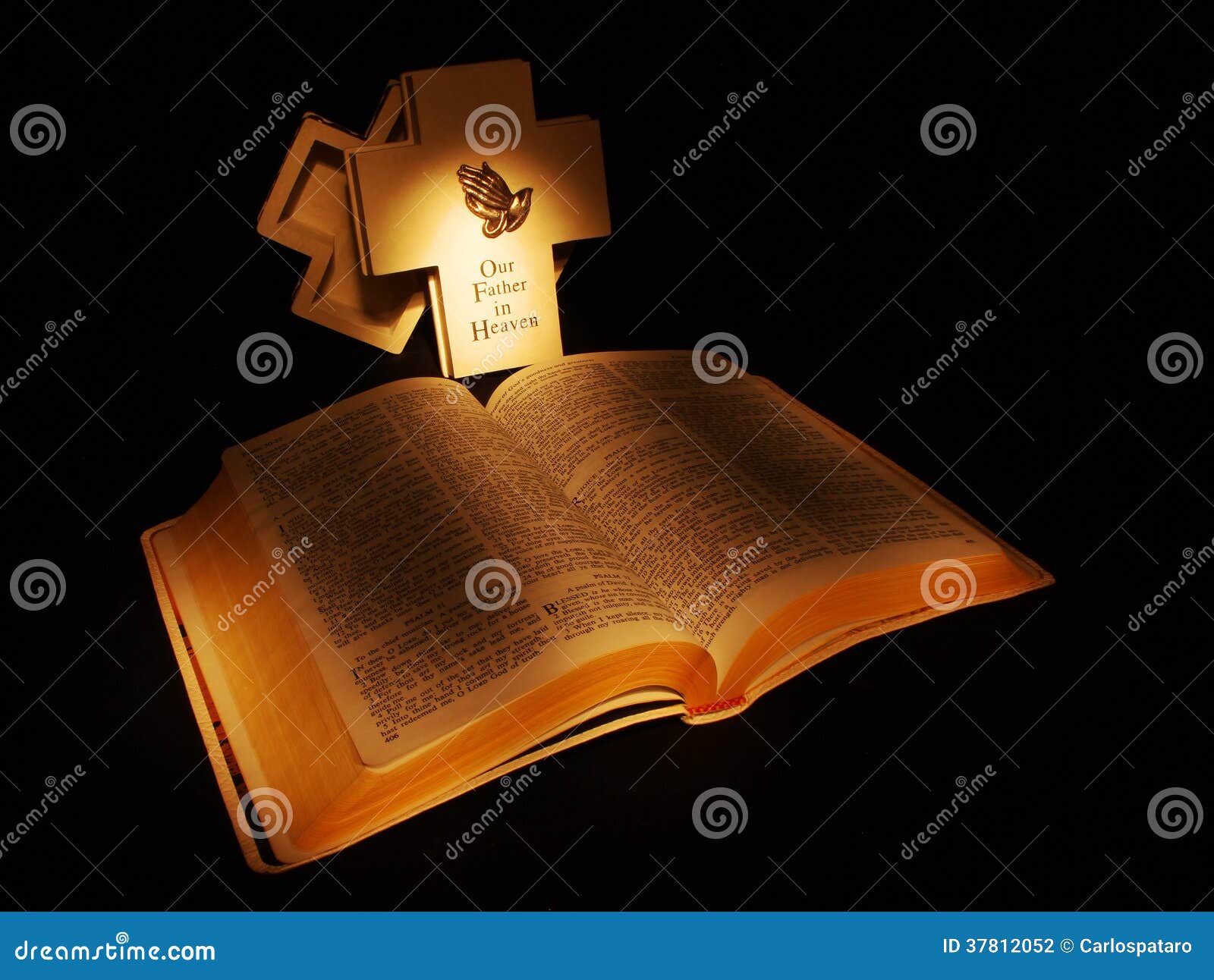 Bible and crosses stock photo. Image of amen, born, books - 37812052