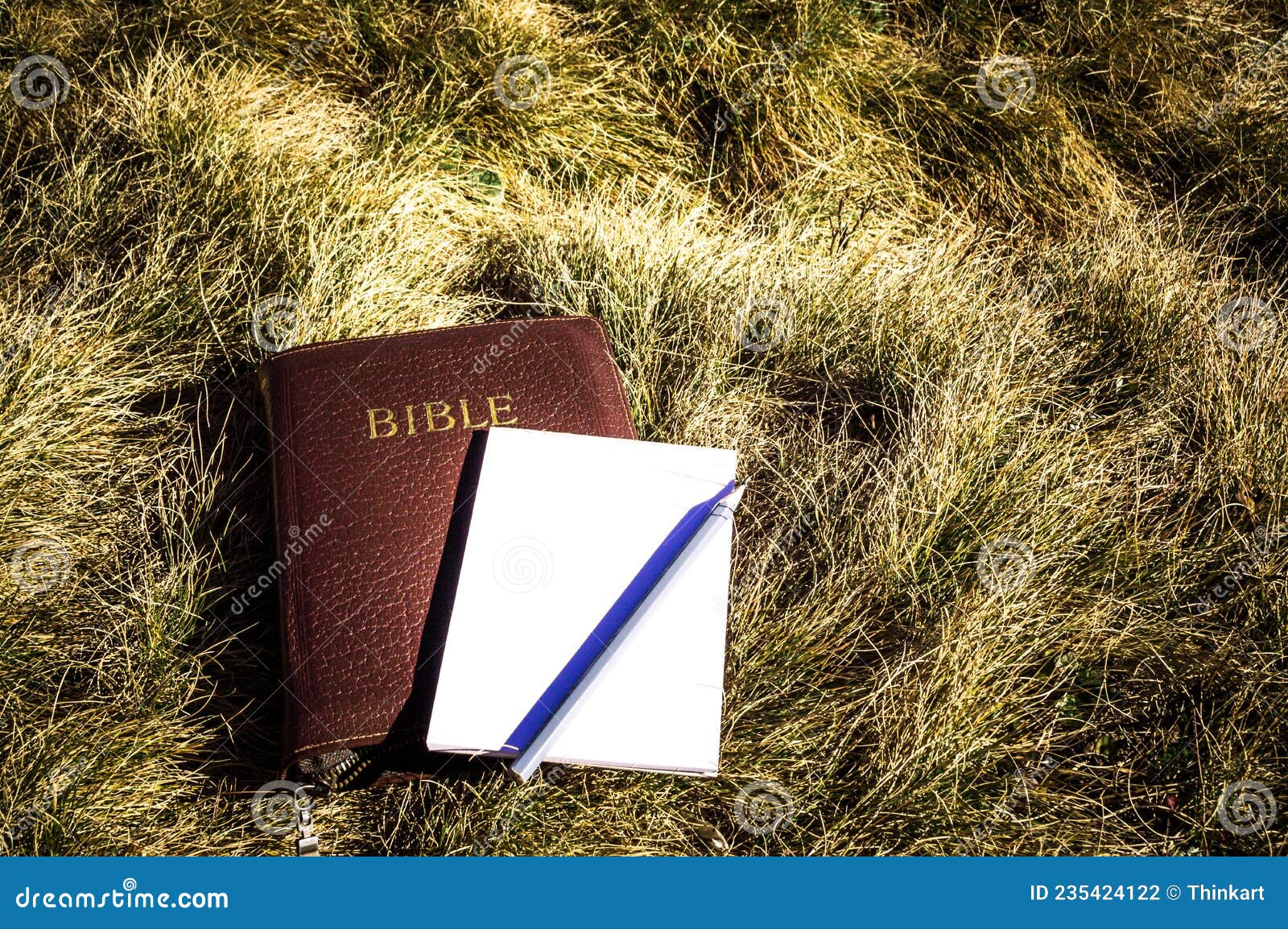 Outdoor Bible Study during Mountain Hike in the Fall Stock Photo ...