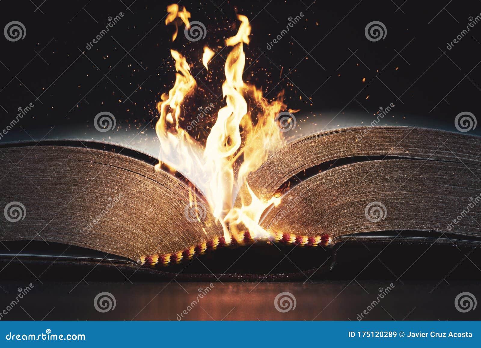Bible on fire stock image. Image of christ, textbook - 175120289