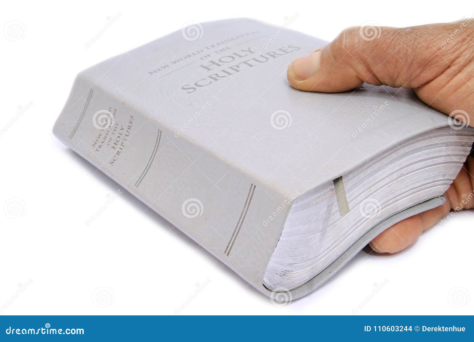 Bible with hand stock photo. Image of contemplation - 110603244