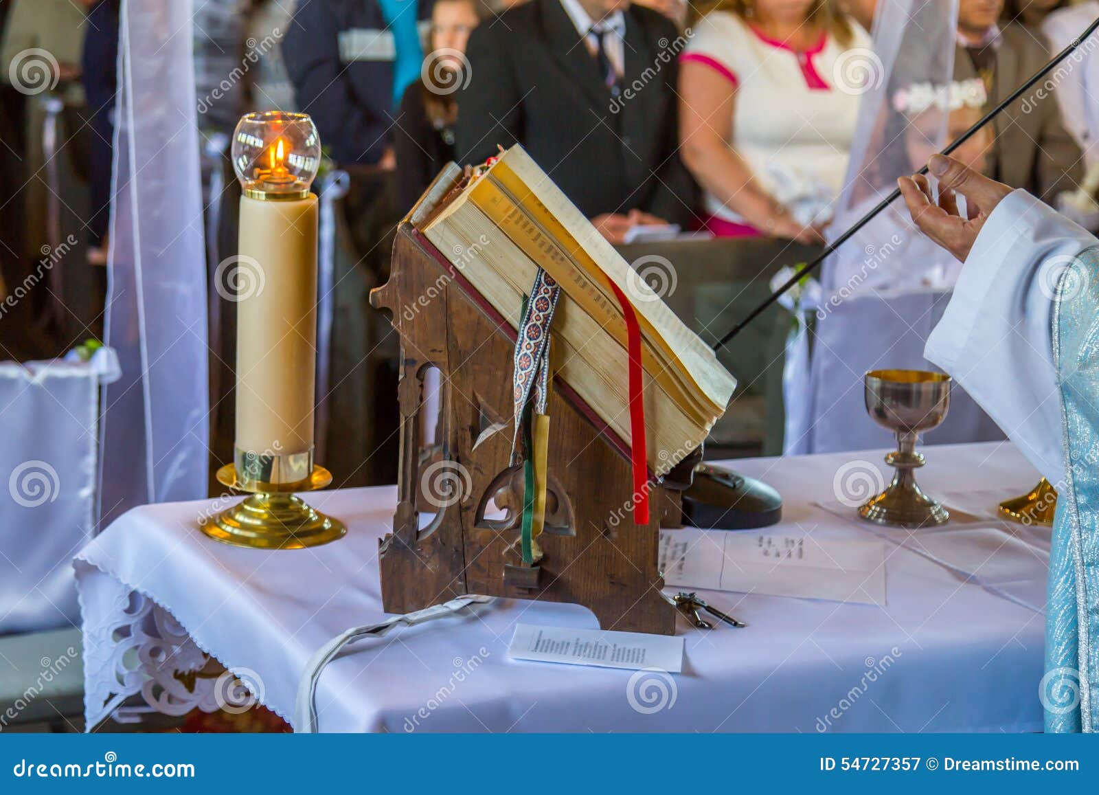 Bible - the Holy Bible in Church Stock Image - Image of bible ...