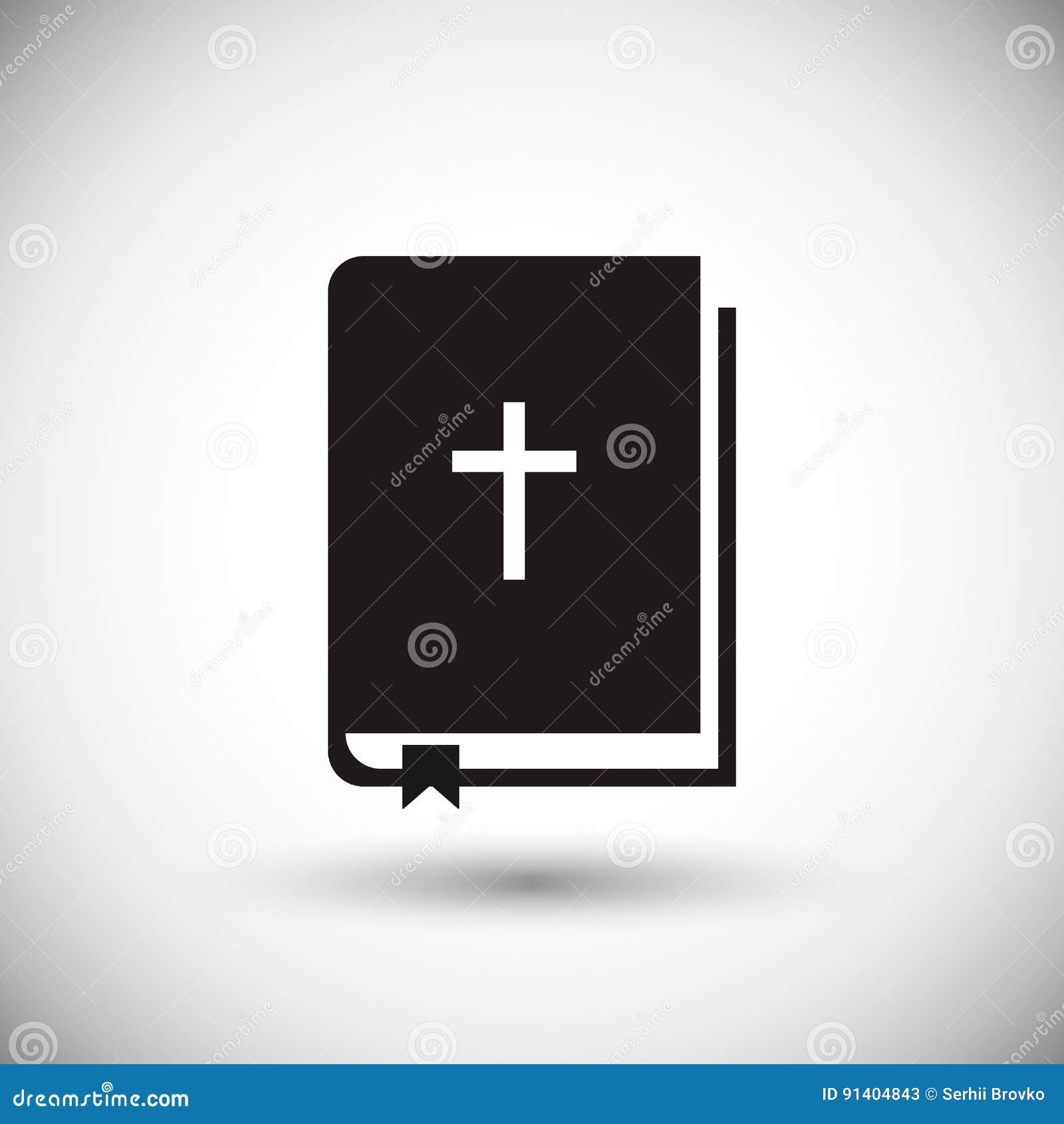 Bible icon stock vector. Illustration of faith, catholic - 91404843