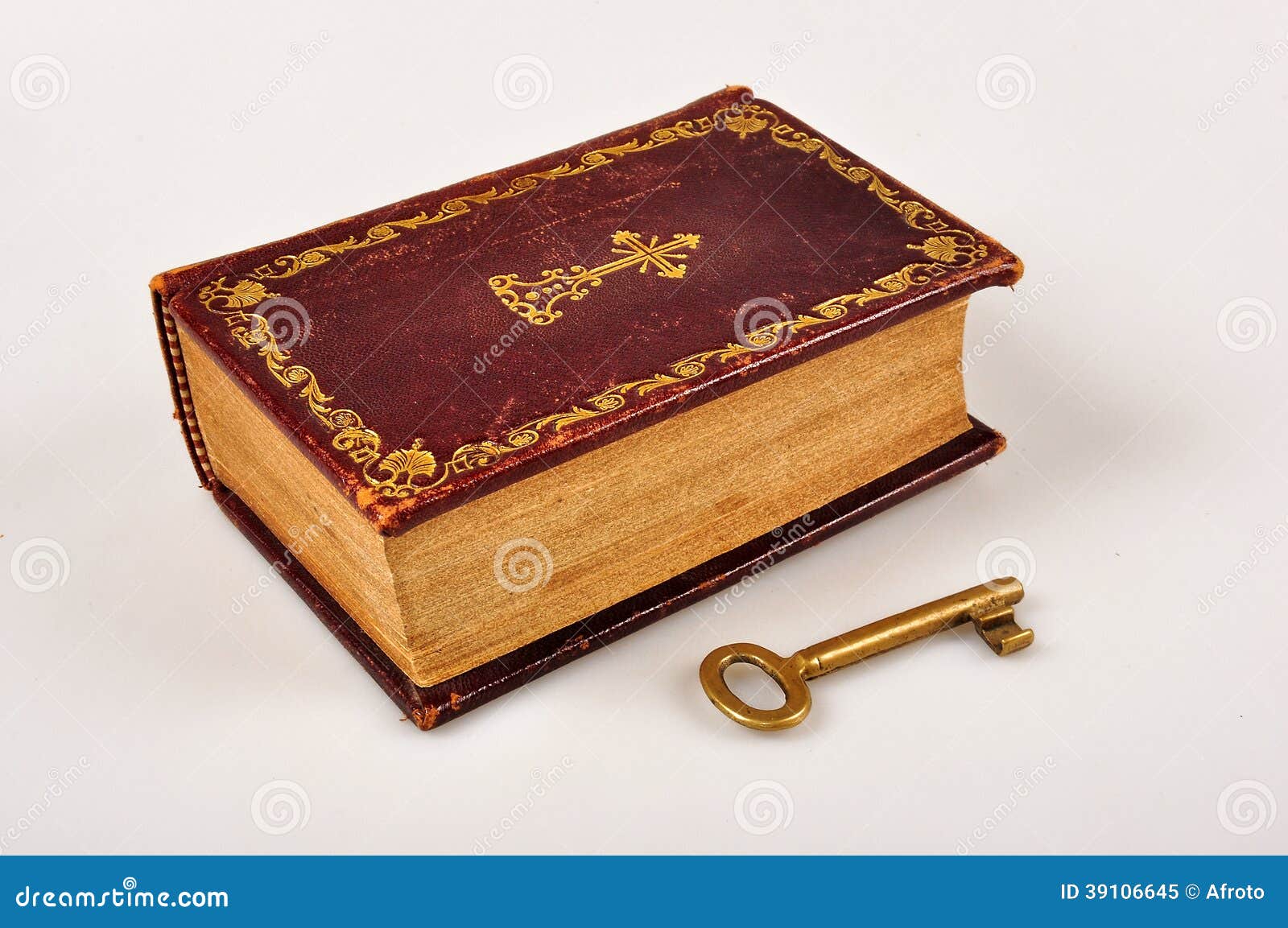 Bible with key stock image. Image of document, literary - 39106645