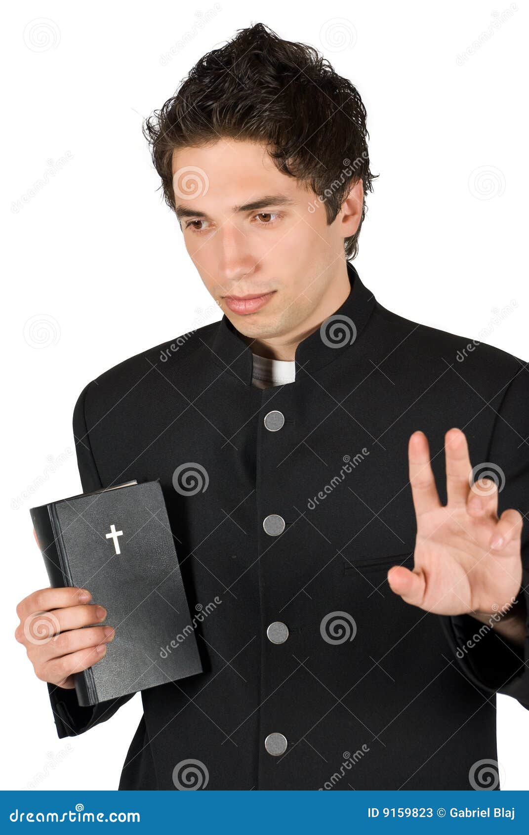 Bible Man Peace Sign Thoughtful Young 库存图片 - 图片 包括有 安静, 钉书匠: 9159823