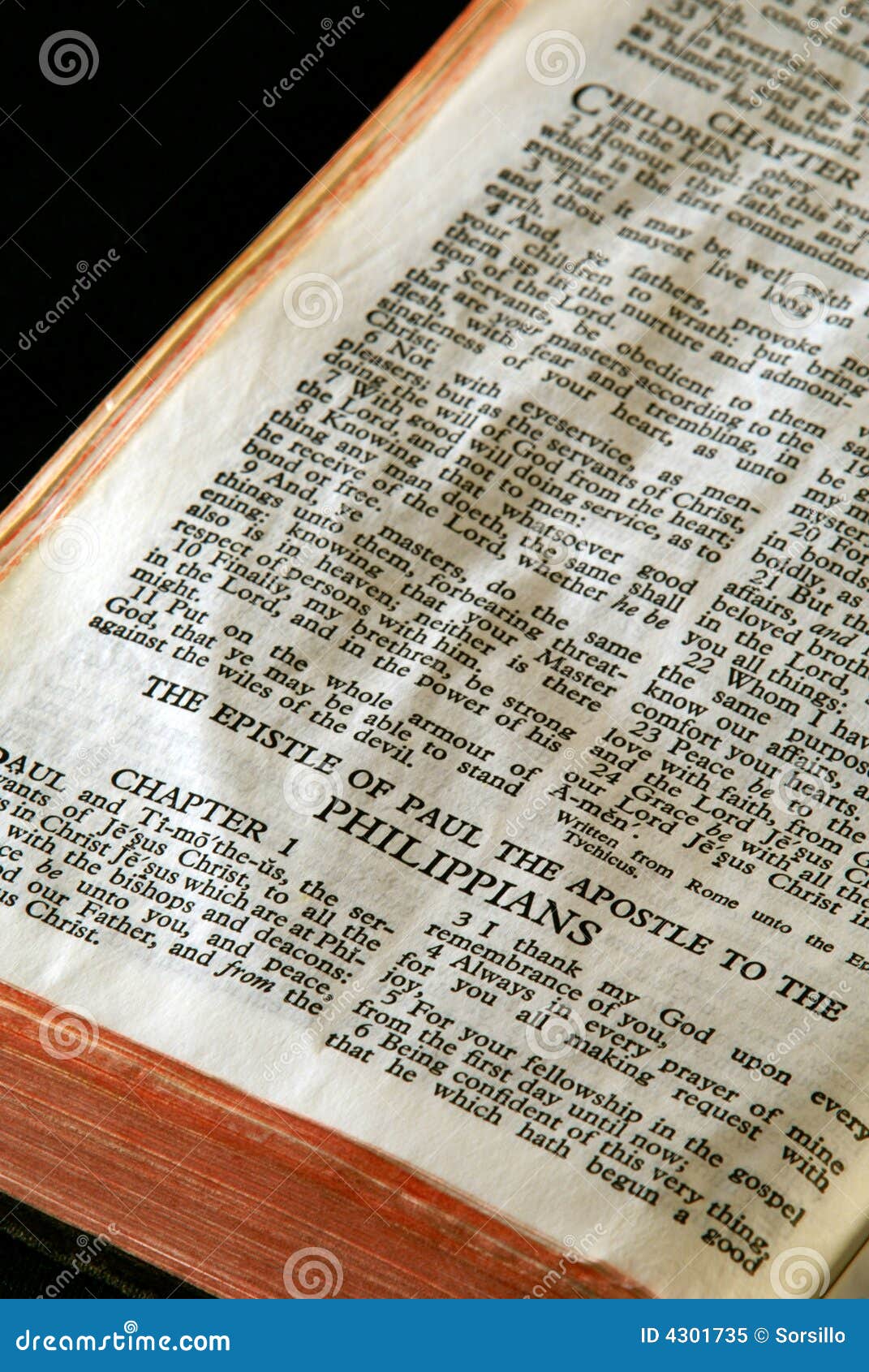 Bible Series Philippians stock image. Image of scripture - 4301735