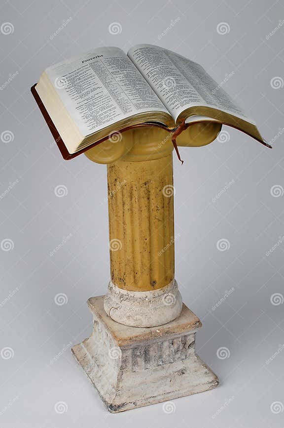 Bible on Stand stock photo. Image of still, wisdom, religious - 1084772