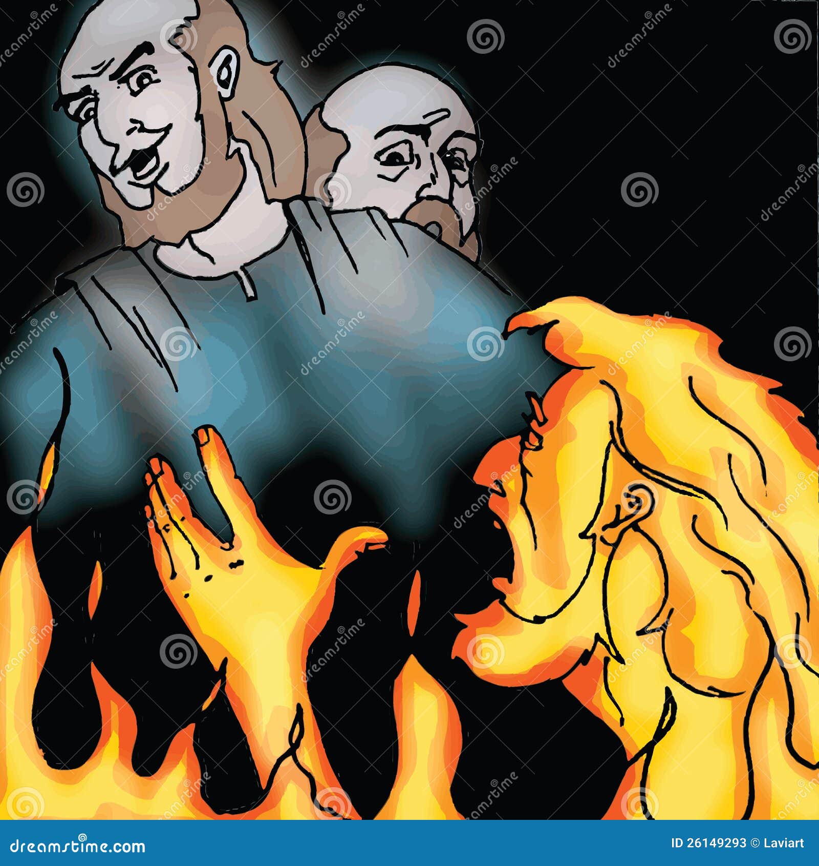 Bible Stories - the Rich Man and Lazarus Stock Illustration ...