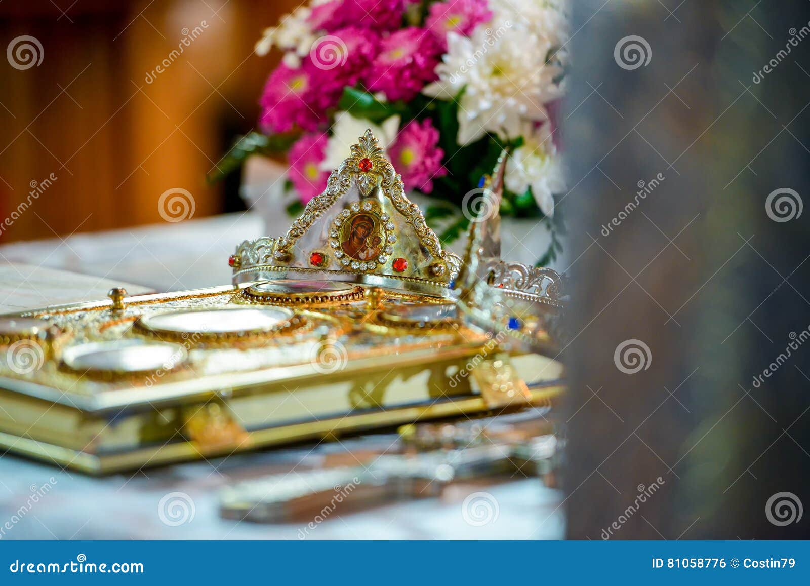 The Bible on the table stock photo. Image of holy, education - 81058776