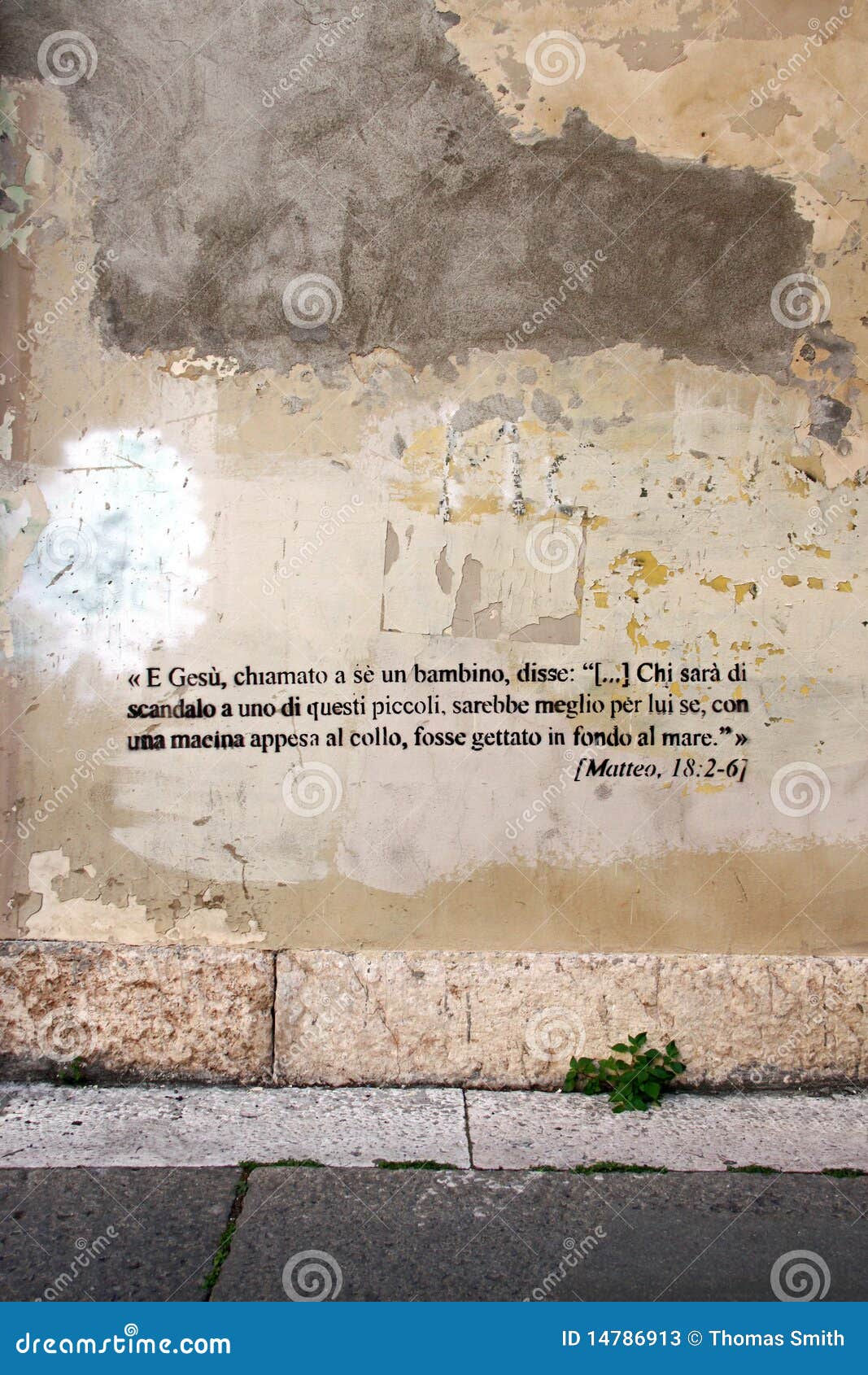 Bible text graffiti stock image. Image of wall, graffiti - 14786913