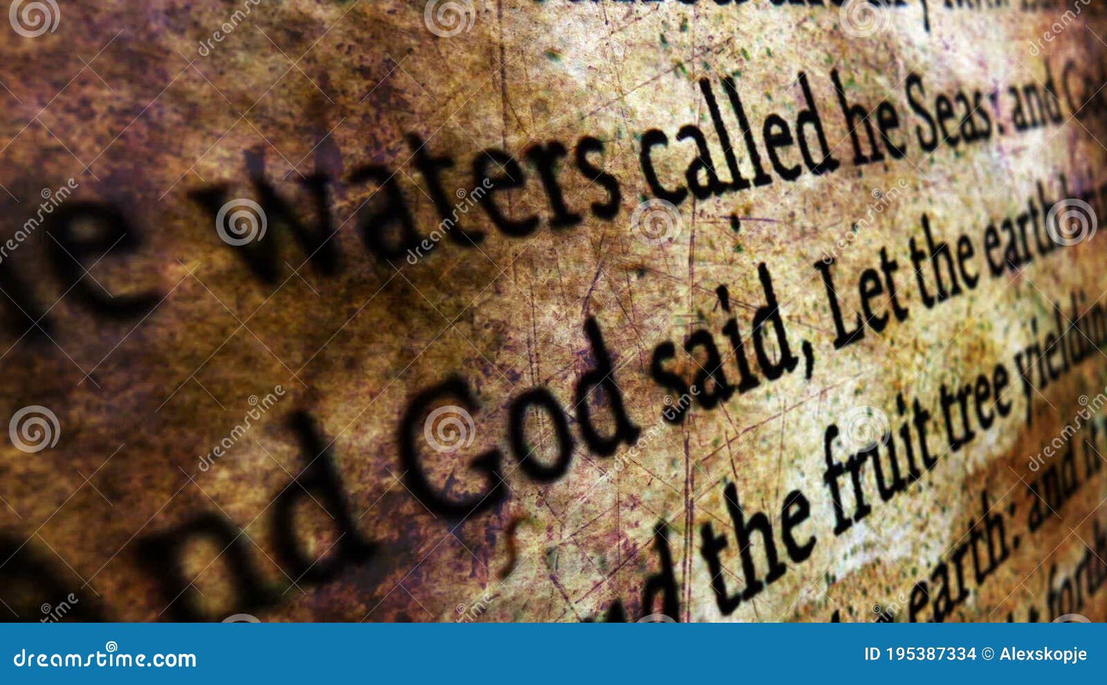 Bible Text on Grunge Background Stock Footage - Video of crist ...