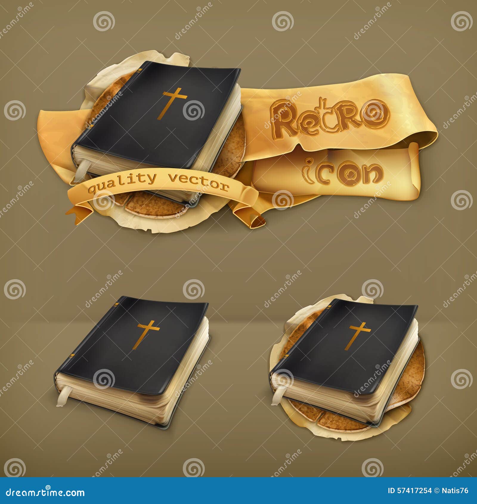 Bible, vector icons stock vector. Illustration of eps10 - 57417254