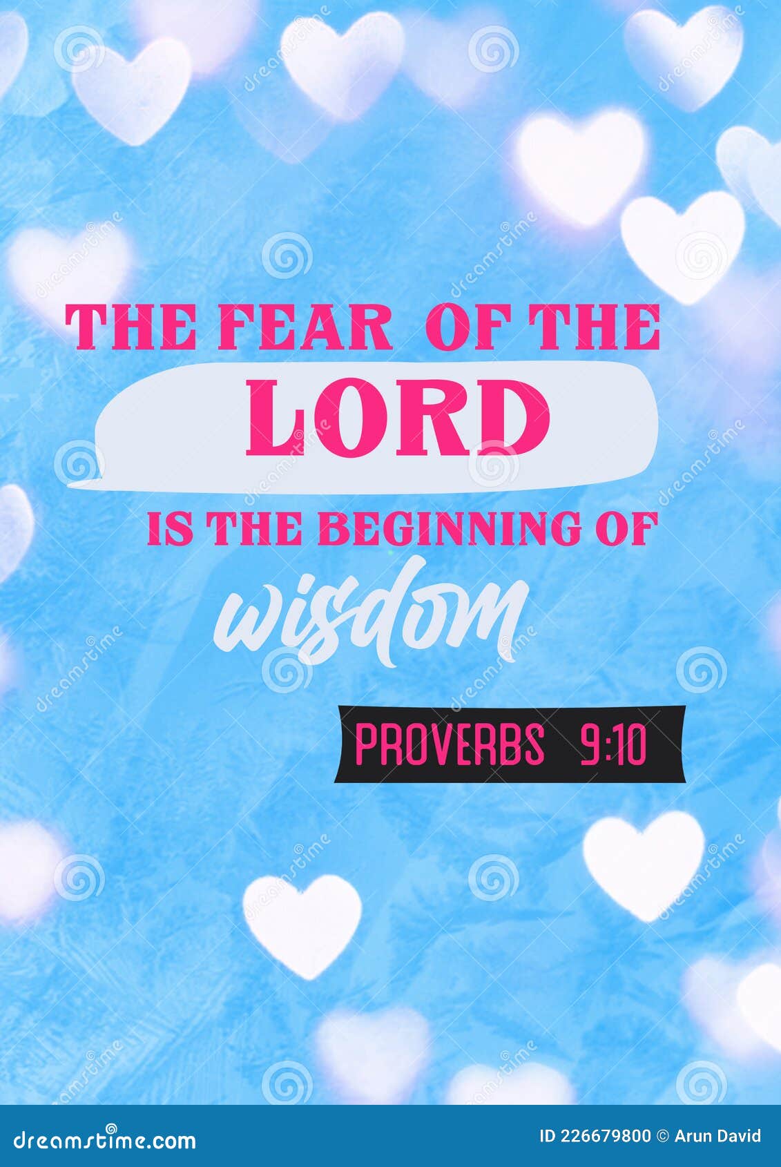Bible Verses The Fear Of The Lord Is The Beginning Of Wisdom Proverbs