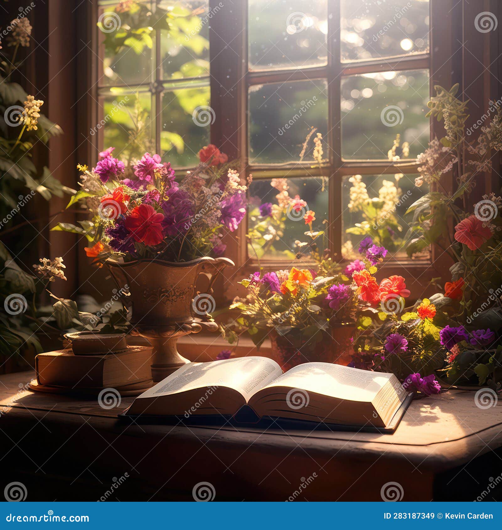 Bible by the Window Light stock illustration. Illustration of bible ...