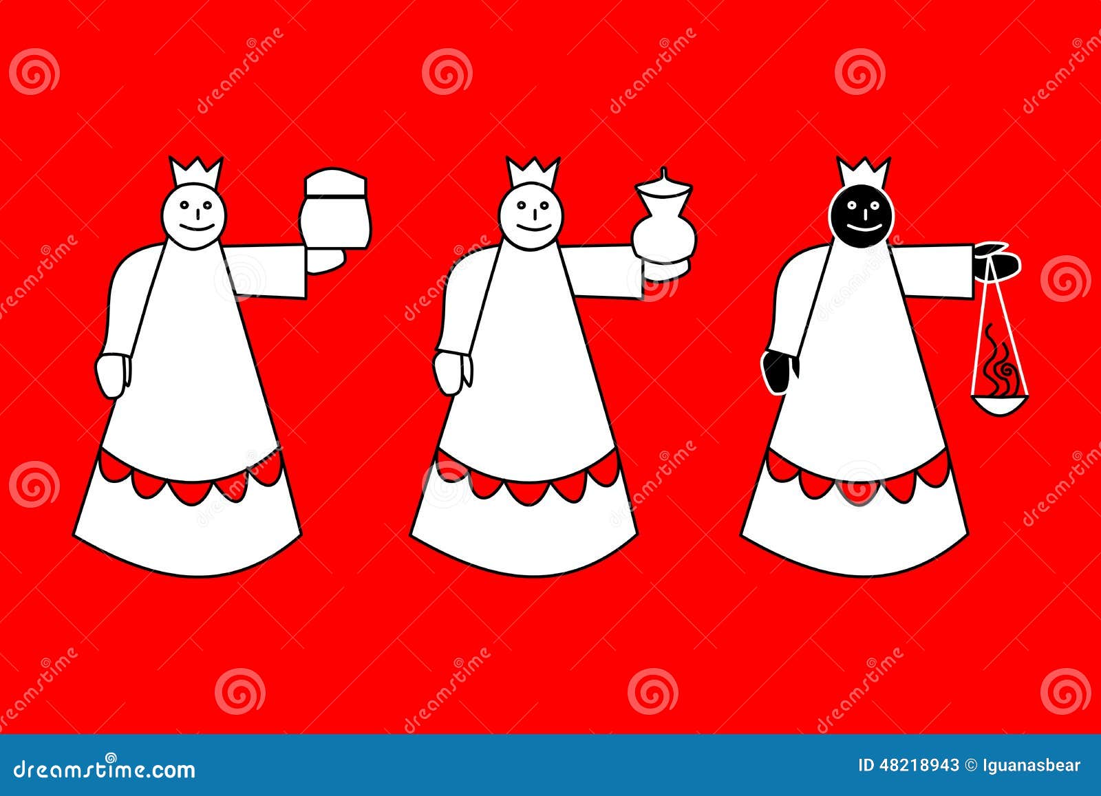 Biblical Magi Balthazar Also Known As The Wise Man And Generous King ...