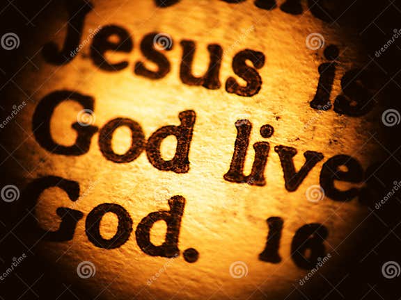 Biblical Message - Close Up Stock Image - Image of meditation, close ...