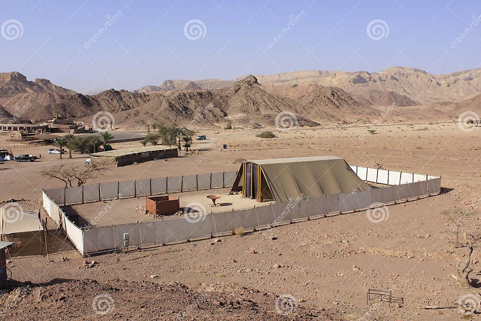Biblical Tabernacle Model in Israel Stock Image - Image of timna ...