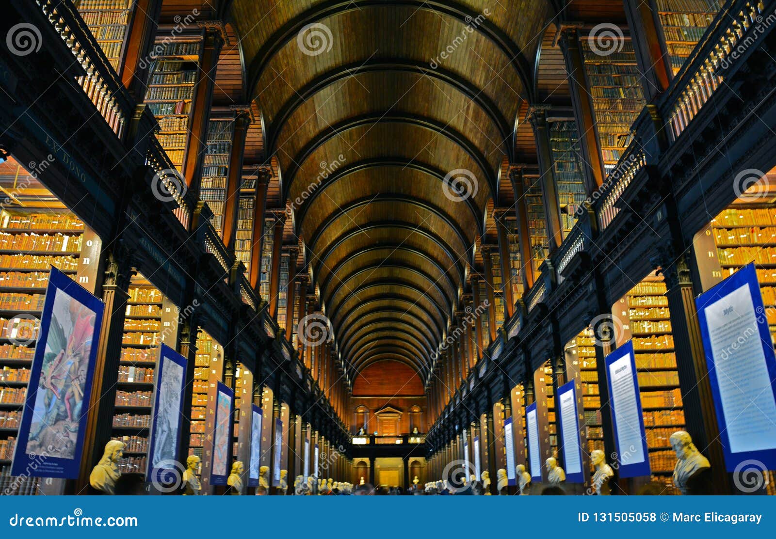 Biblioteca Di Trinity College in Dublin Ireland Fotografia Stock ...