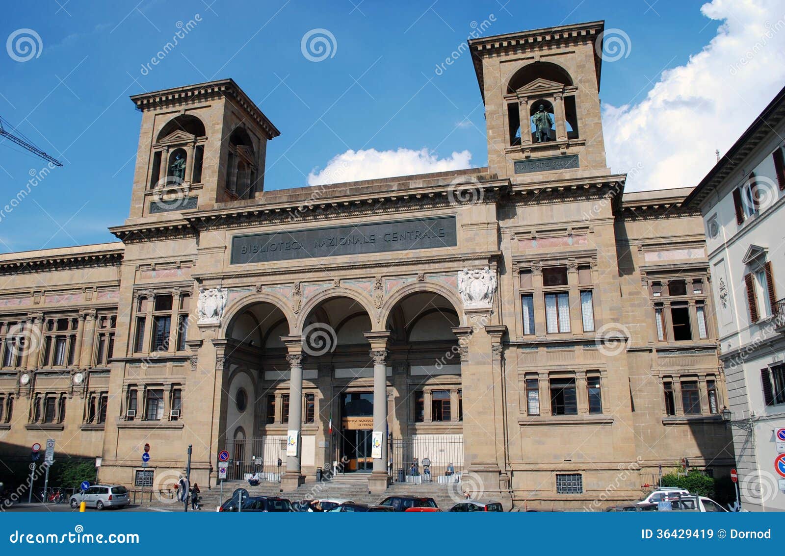Bibliothèque Centrale Nationale De Florence Image stock - Image of ...