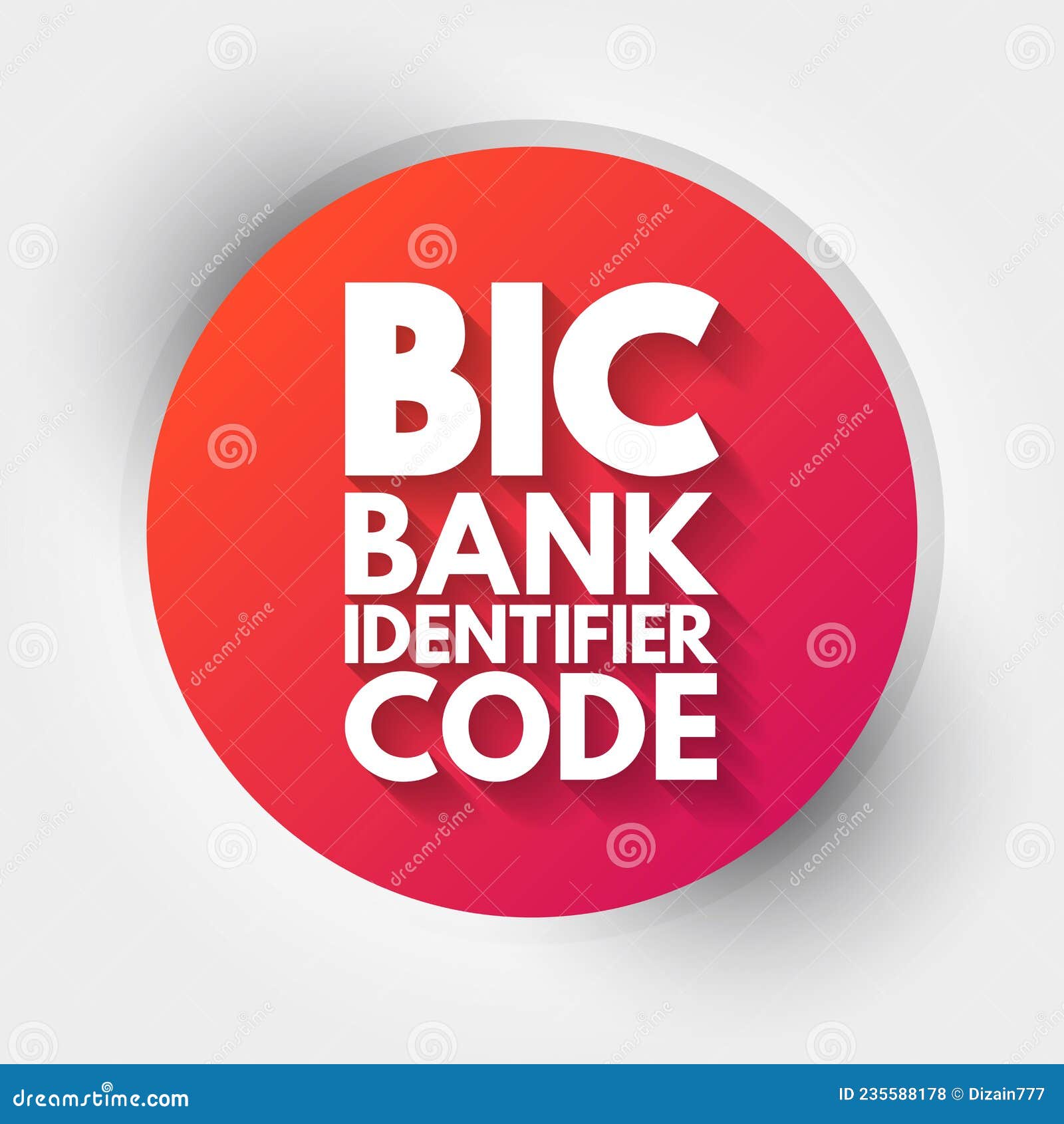 Bank Identifier Code Word Blocks Stock Photography | CartoonDealer.com ...