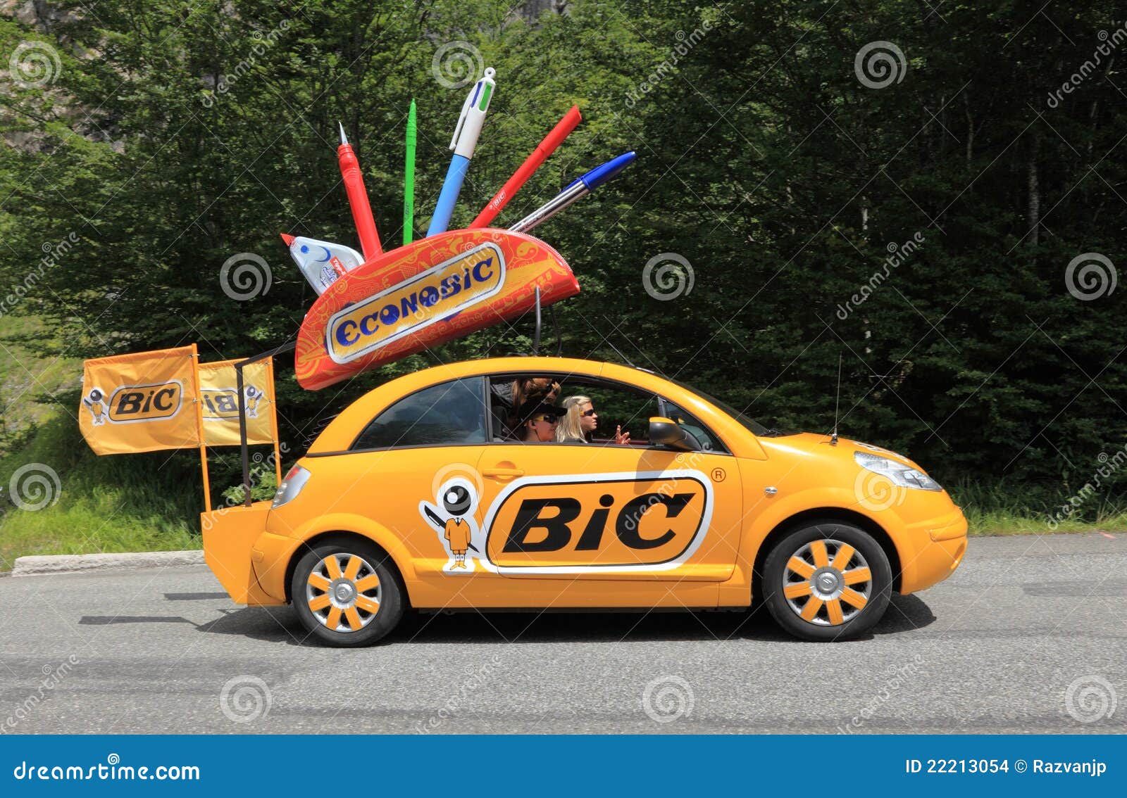 BIC car editorial stock image. Image of caravan, advertise - 22213054