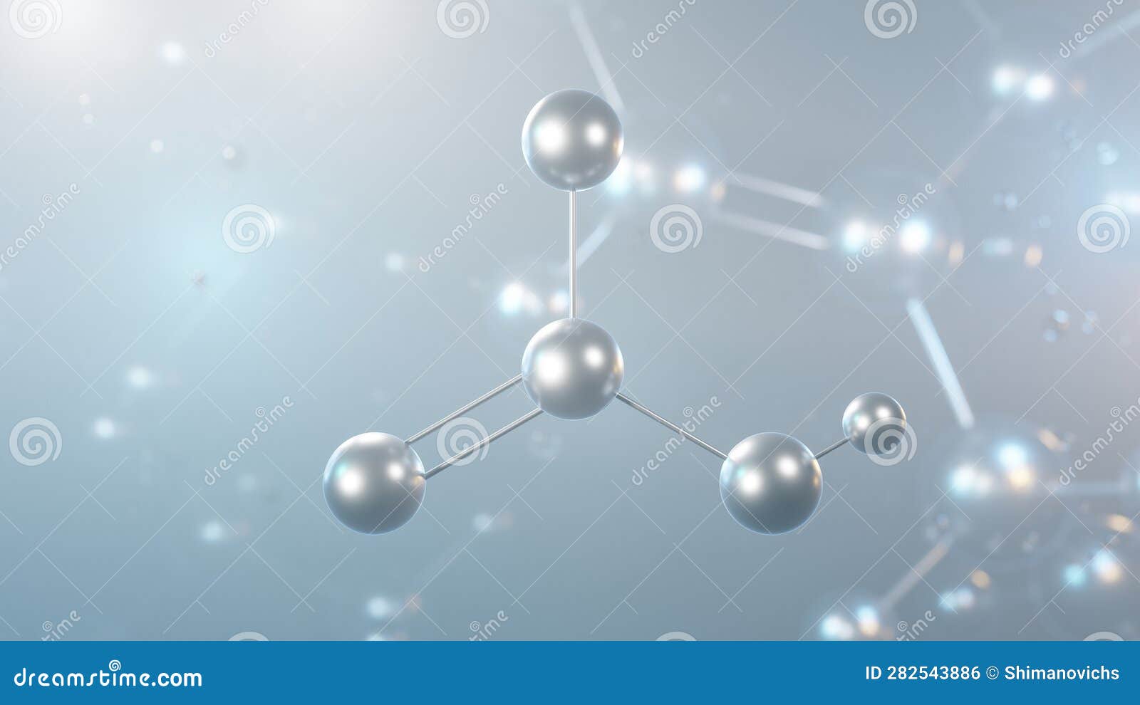Bicarbonate Molecular Structure, 3d Model Molecule, Polyatomic Anion ...