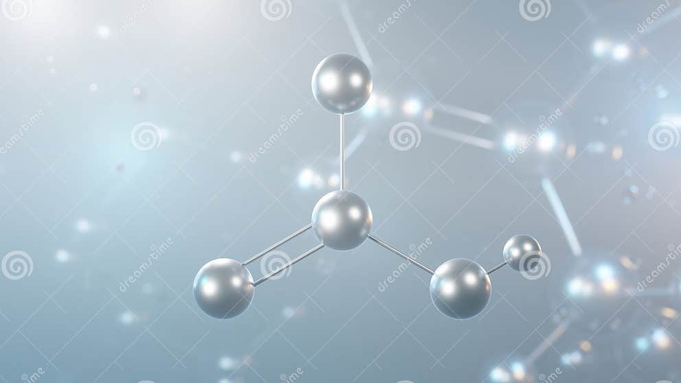 Bicarbonate Molecular Structure, 3d Model Molecule, Polyatomic Anion ...