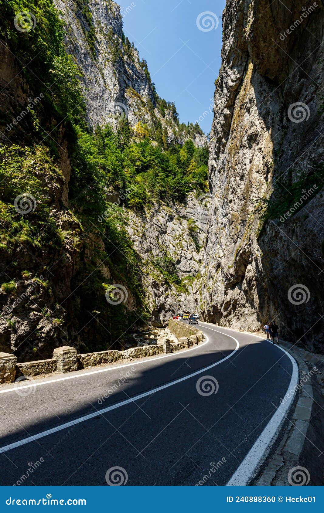Bicaz Canyon in Romania editorial image. Image of beautiful - 240888360
