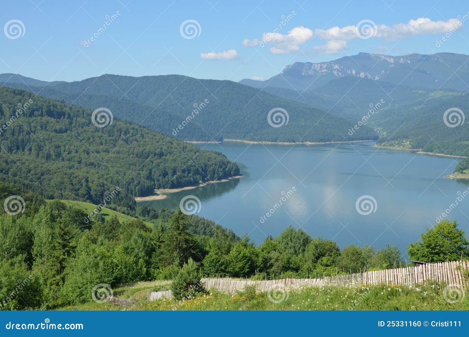 Bicaz gorge lake stock photo. Image of danger, embankment - 25331160