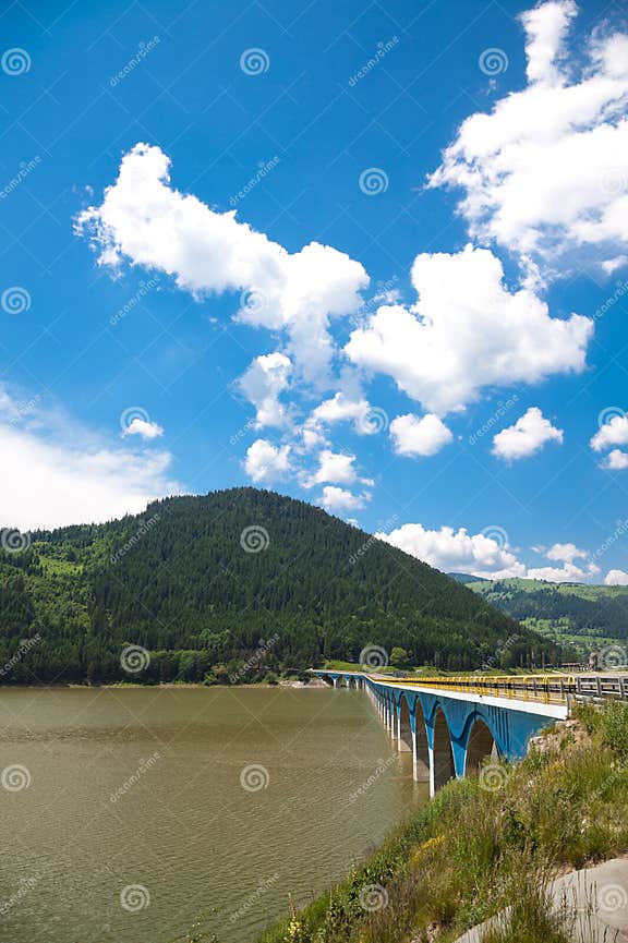 Bicaz Lake stock image. Image of nature, landscape, architecture - 14916547
