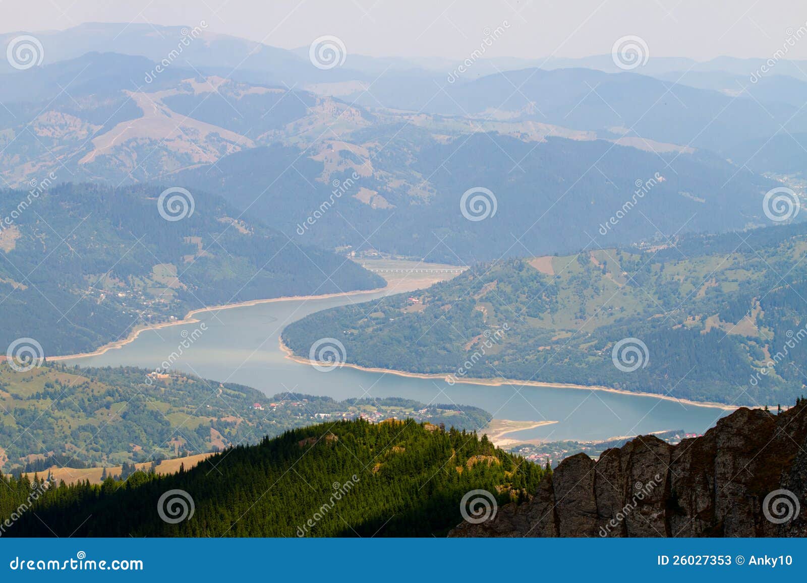 Bicaz Lake, Ceahlau Mountains Stock Image - Image of eastern, nature ...
