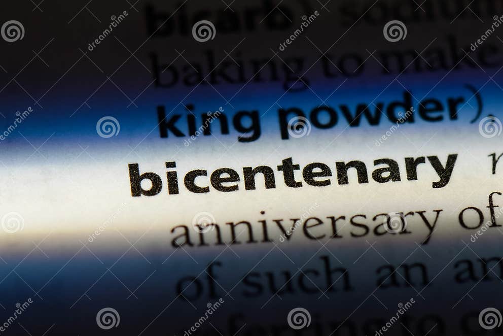 Bicentenary stock photo. Image of printed, macro, closeup - 114404962
