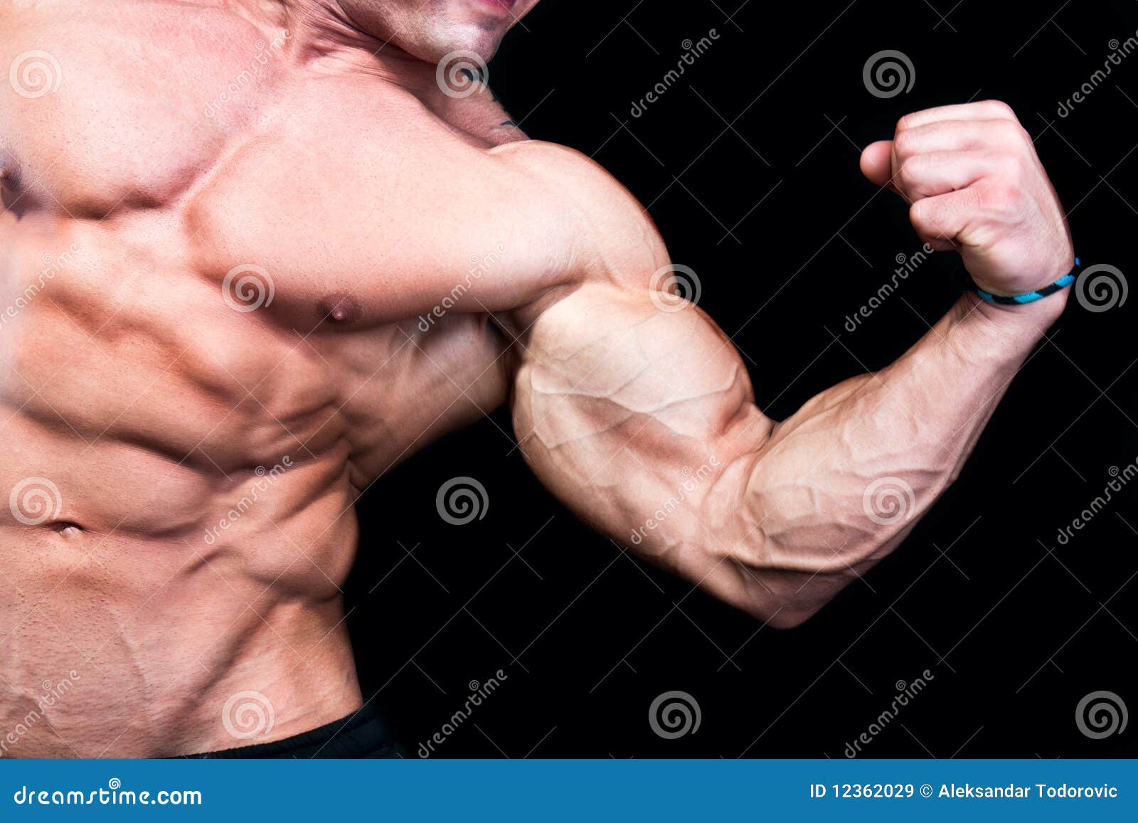 Bicep close up stock image. Image of flex, closeup, guns - 12362029