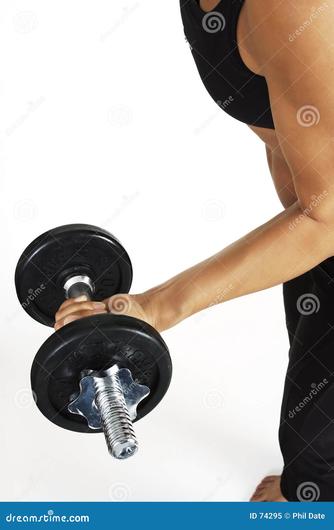 Bicep Curl stock image. Image of trainer, shoulders, instructor - 74295